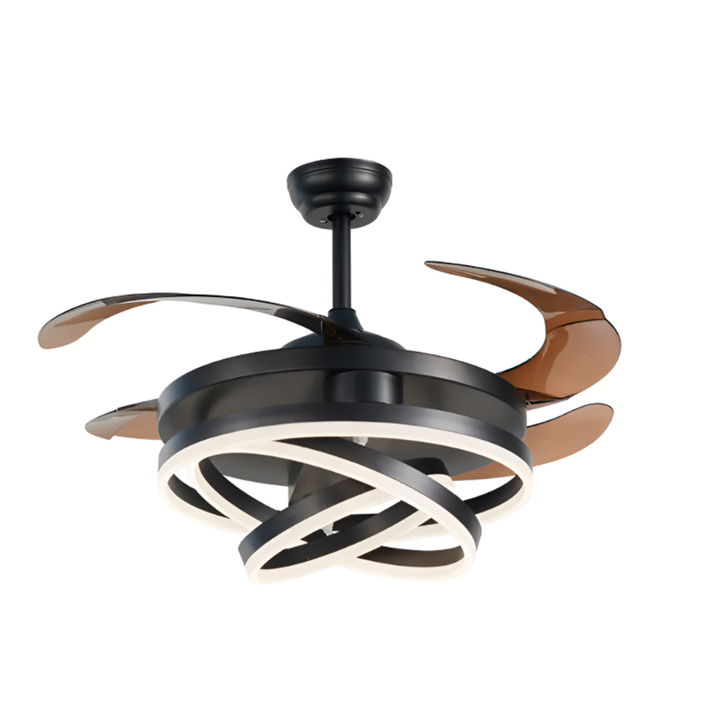 Ventilador de techo 48" 4a blizzard etdcf-170b negro | La Mundial